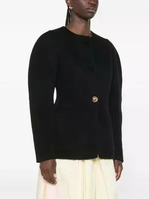 Gabriela Hearst Puff Sleeve Button-up Jacket