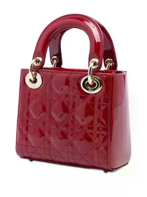 Dior Patent Cannage Lady Satchel