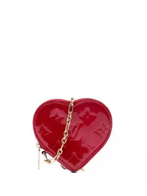 LOUIS VUITTON 2008 Monogram Vernis Heart Purse Coin Pouch