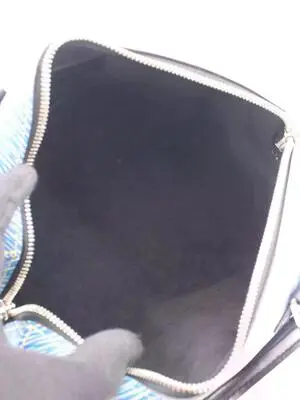 LOUIS VUITTON Epi Denim Speedy Bandouliere 25 Satchel - Blue