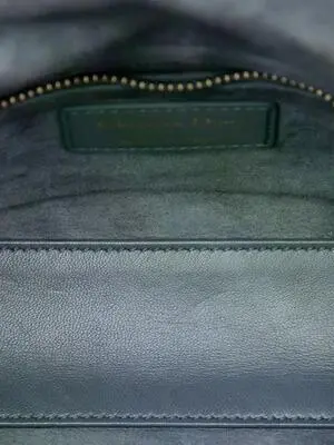 Dior Beaded Lambskin Leather Satchel