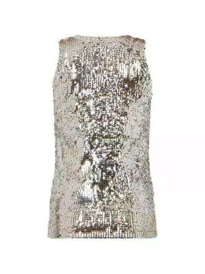 Dsquared2 Chic Night All Over Paillettes Tank Top