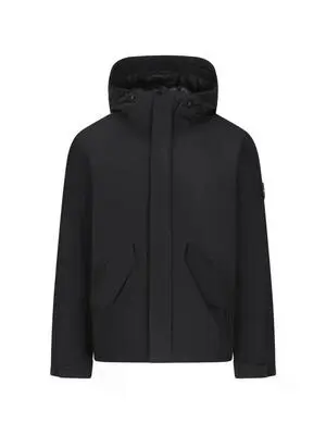 Stone Island Micro Reps Hooded Jacket - Black