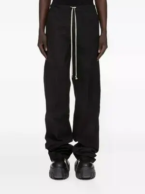Rick Owens Dietrich Drawstring Waist Trousers - Black