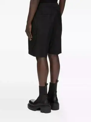Rick Owens Cargobela Drop-crotch Cargo Shorts - Black
