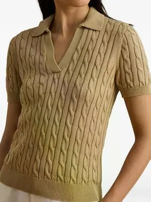 Ralph Lauren Cable-knit Short-sleeve T-shirt