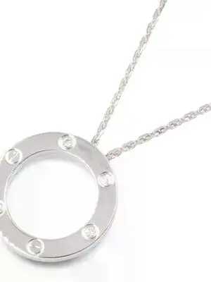 Cartier 2010s Love Circle Diamond Necklace