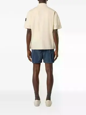 Stone Island Compass Logo Swim Shorts - Blue