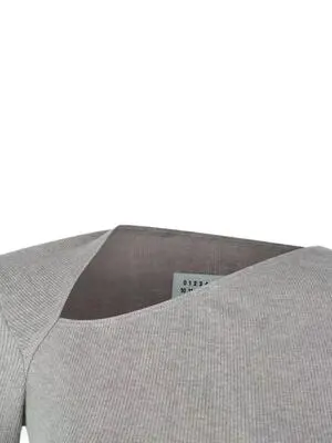MAISON MARGIELA Ribbed Cut-out Top