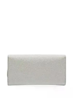 JIMMY CHOO Emmie Glitter Finish Clutch Bag