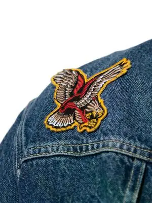 ALLSAINTS Exile Slim-fit Patch-embellished Denim Jacket