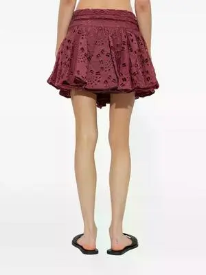 ALLSAINTS Dotty Broderie-anglaise Flared Mini Skirt