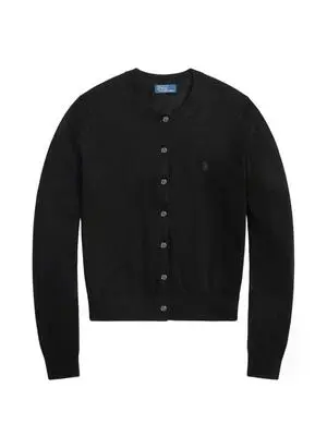 Polo Ralph Lauren Button-up Wool Cardigan - Black