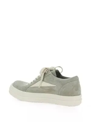 Rick Owens Suede Low-top Sneakers