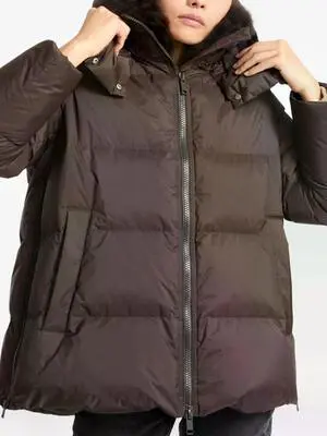 YVES SALOMON A-line Hooded Puffer Jacket