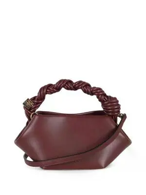 GANNI Mini Bou Braided-handle Tote Bag