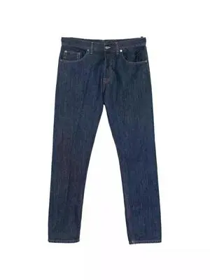 DONDUP Logo Plaque Straight-leg Jeans - Blue