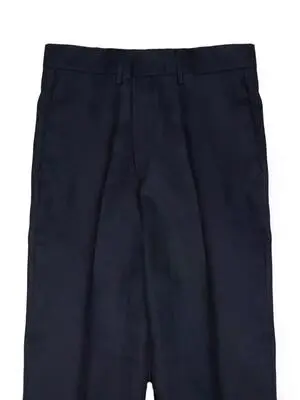 Tagliatore Pleated Linen Trousers