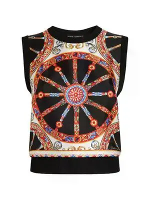 Dolce & Gabbana Lightweight Plain-knit Top