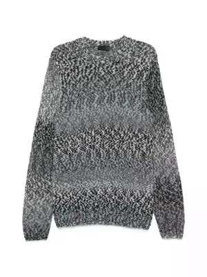 DONDUP Crew Neck Melange Effect Sweater