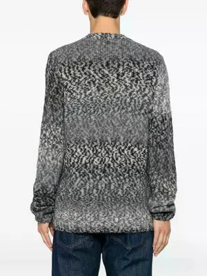 DONDUP Crew Neck Melange Effect Sweater
