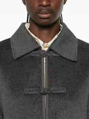 RÓHE Toggle-fastening Jacket With Felted Texture