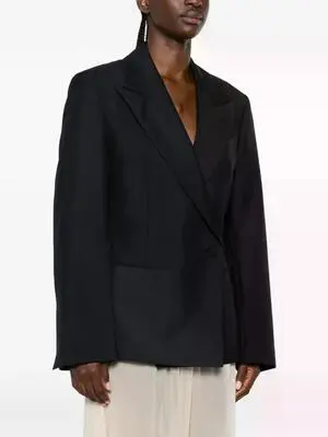 RÓHE Peak Lapel Double-breasted Blazer
