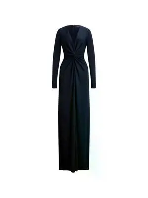 Ralph Lauren Twist-front V-neck Maxi Dress