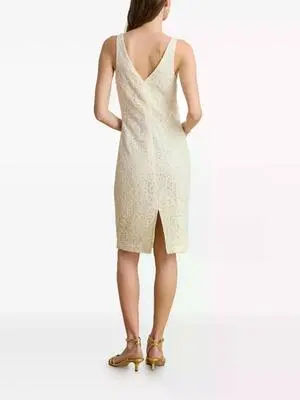 Ralph Lauren Sleeveless Lace Midi Dress
