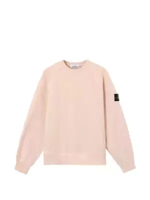 Stone Island Crewneck Long Sleeve Sweatshirt - Pink