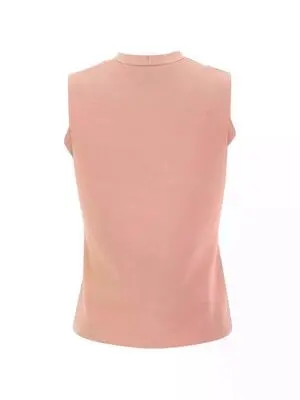 KANGRA Stitch-effect V-neck Vest
