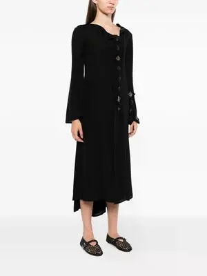 Yohji Yamamoto Bead-embellished Layer Dress
