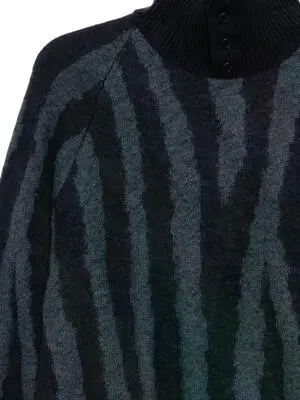 Yohji Yamamoto 7g Striped Sweater