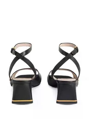 COCCINELLE C-everyday Logo-plaque Buckled Sandals