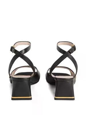 COCCINELLE Logo Plaque Buckled Sandals