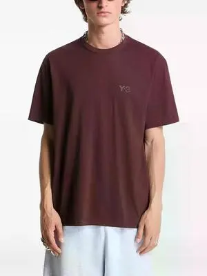 Y3 Logo-print T-shirt - Red