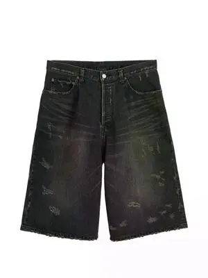 SSSTEIN Distressed Denim Shorts