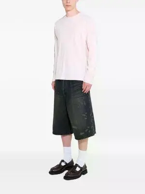SSSTEIN Distressed Denim Shorts