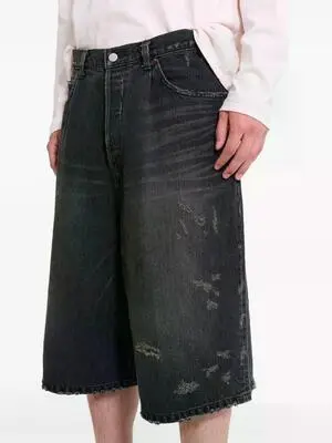 SSSTEIN Distressed Denim Shorts