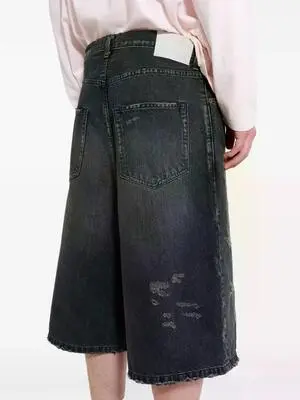 SSSTEIN Distressed Denim Shorts