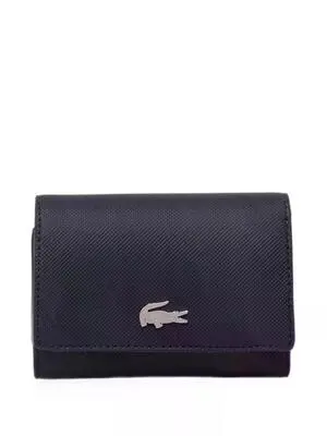Lacoste Anna Logo-plaque Foldover Wallet - Blue