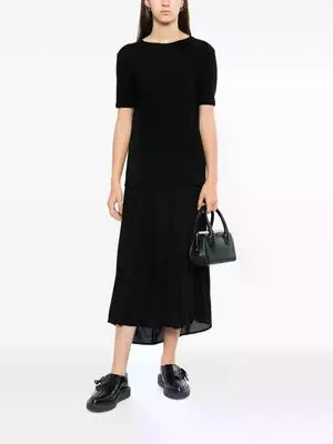 Yohji Yamamoto Pleated Cotton T-shirt