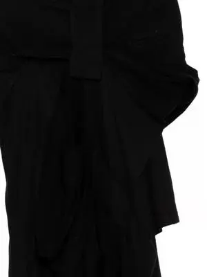 Yohji Yamamoto Asymmetric Wide-suspender Skirt