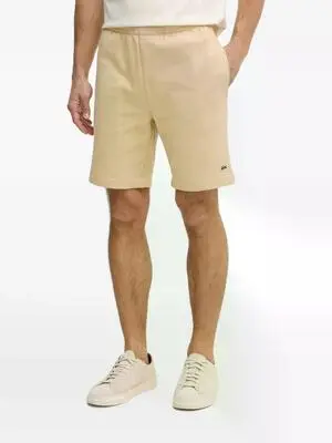 Lacoste Logo Patch Track Shorts - Neutrals