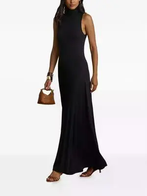 Ralph Lauren Sleeveless Turtleneck Maxi Dress