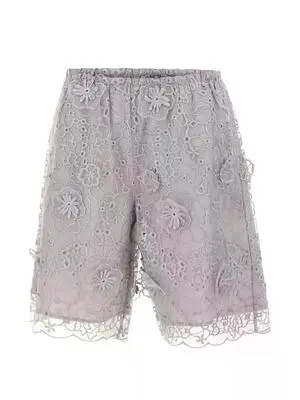 THE GARMENT Sydney Floral Embroidered Shorts