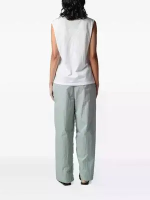 MULLER OF YOSHIOKUBO Ruffled Panel Palazzo Pants