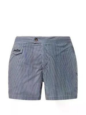 MC2 SAINT BARTH Striped Swim Shorts - Blue