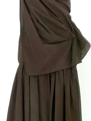 THE GARMENT Bazaar Drape Strapless Midi Dress