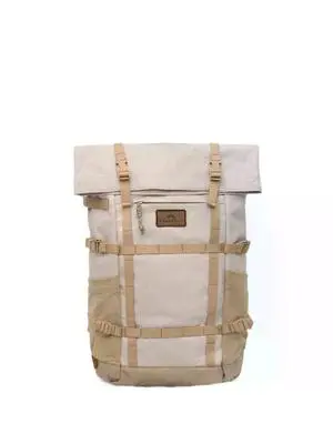 DOUGHNUT Paratrooper Happy Camper Strap-detail Backpack - Neutrals